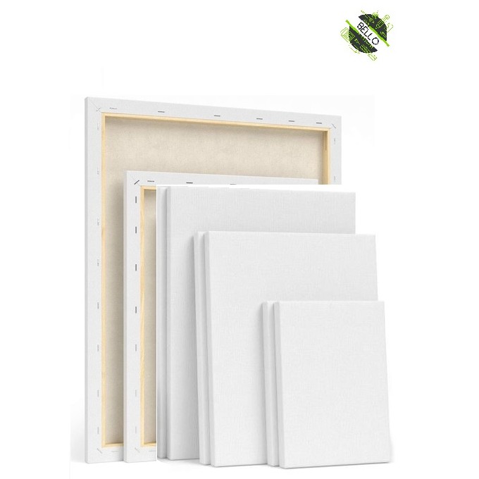 stretched canvas for acrylic and oil painting (rectangle) | Shopee ...