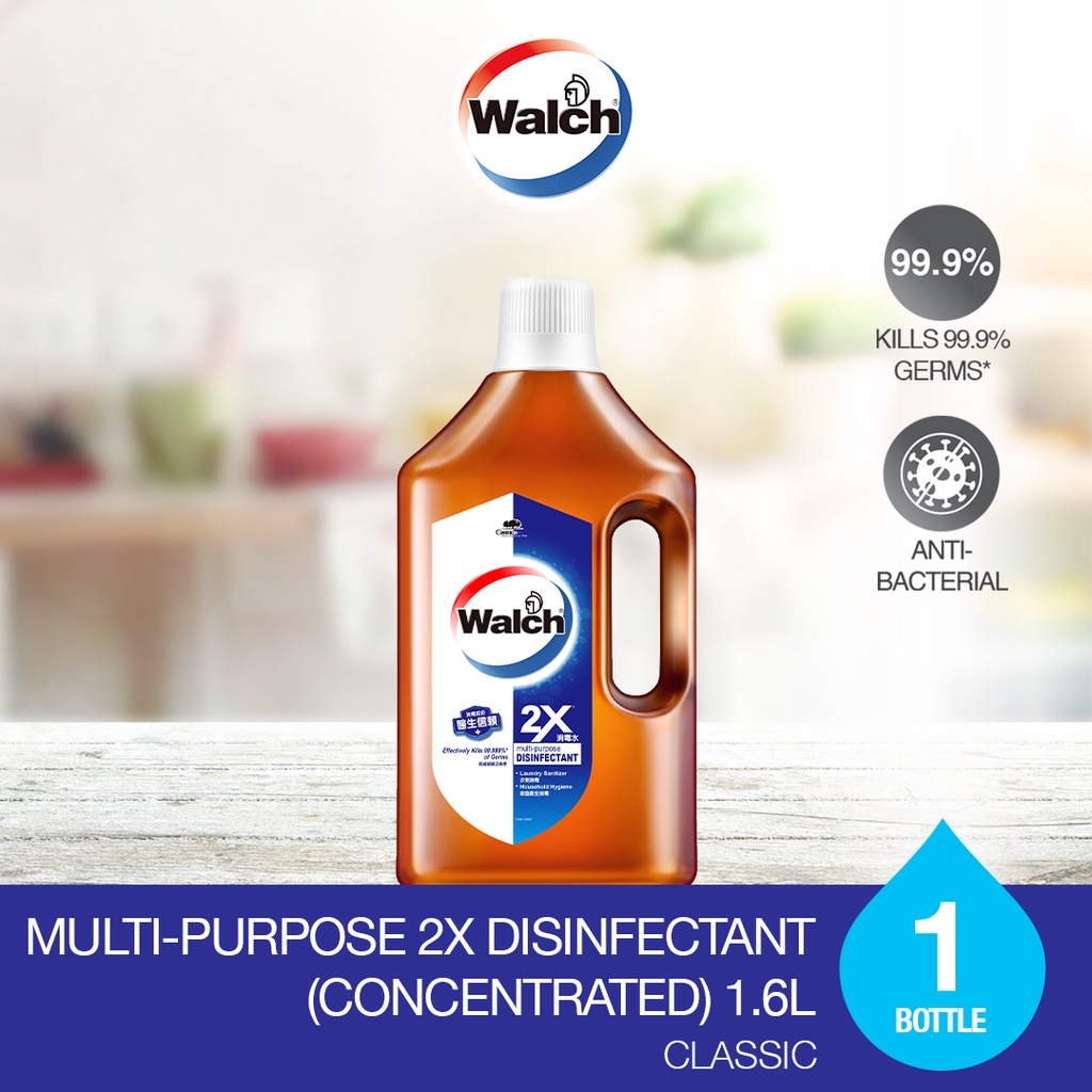 Walch® Multi-Purpose 2X Concentrated Disinfectant 1.6L | Shopee Singapore
