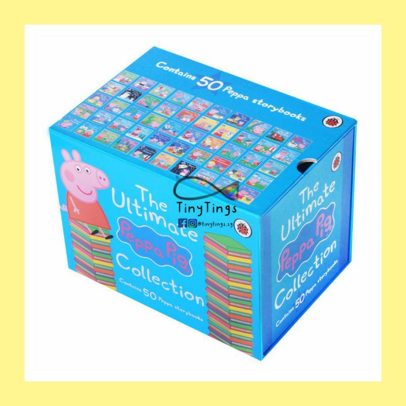 The Ultimate Peppa Pig Collection 50 StoryBooks | Shopee Singapore