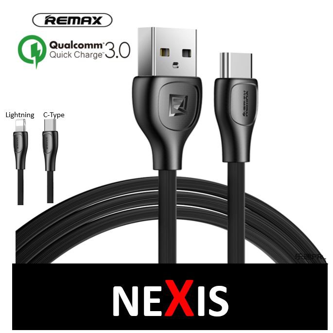 REMAX Fast charging and Data Transmission Cable Nylon Braided 3 Way ...