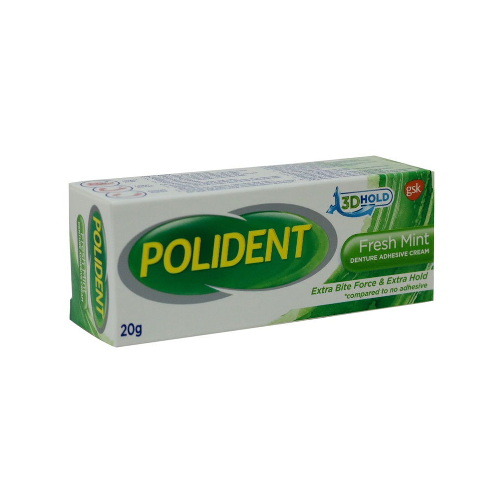 Polident POLIDENT 20GR FREHSMINT POLIDENT ORIGINAL Denture Adhesive ...