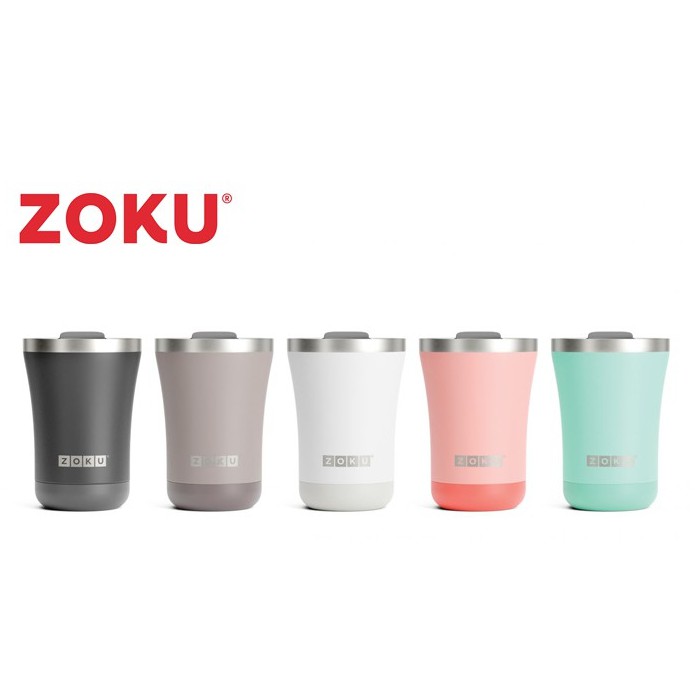 Zoku 12oz Powder Coated Stainless Steel Tumbler - Drink, Sip and Seal ...