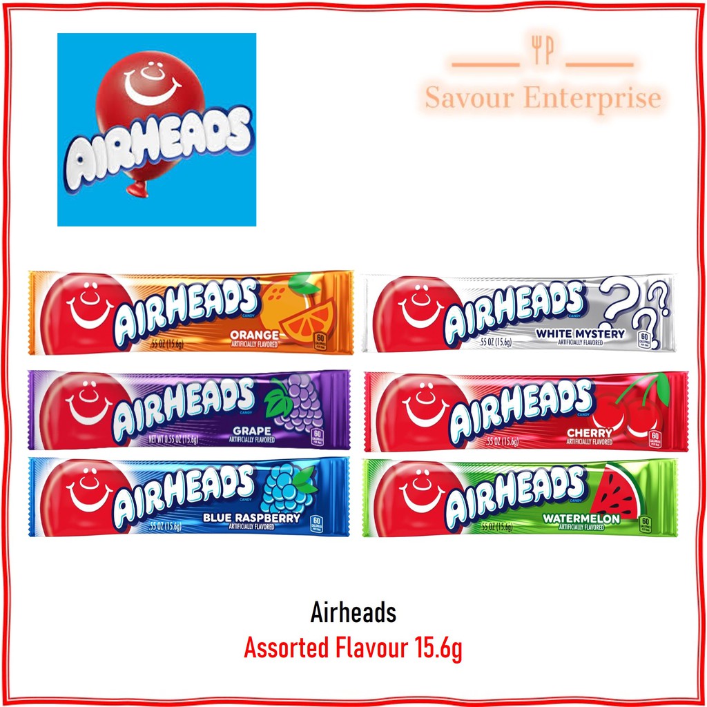 Airheads Candy Bar 15.6g Assorted Flavours | Shopee Singapore