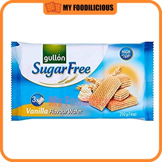 Gullon Sugar Free Biscuits Chocolate Vanilla Wafer Choco Chip Fibre ...
