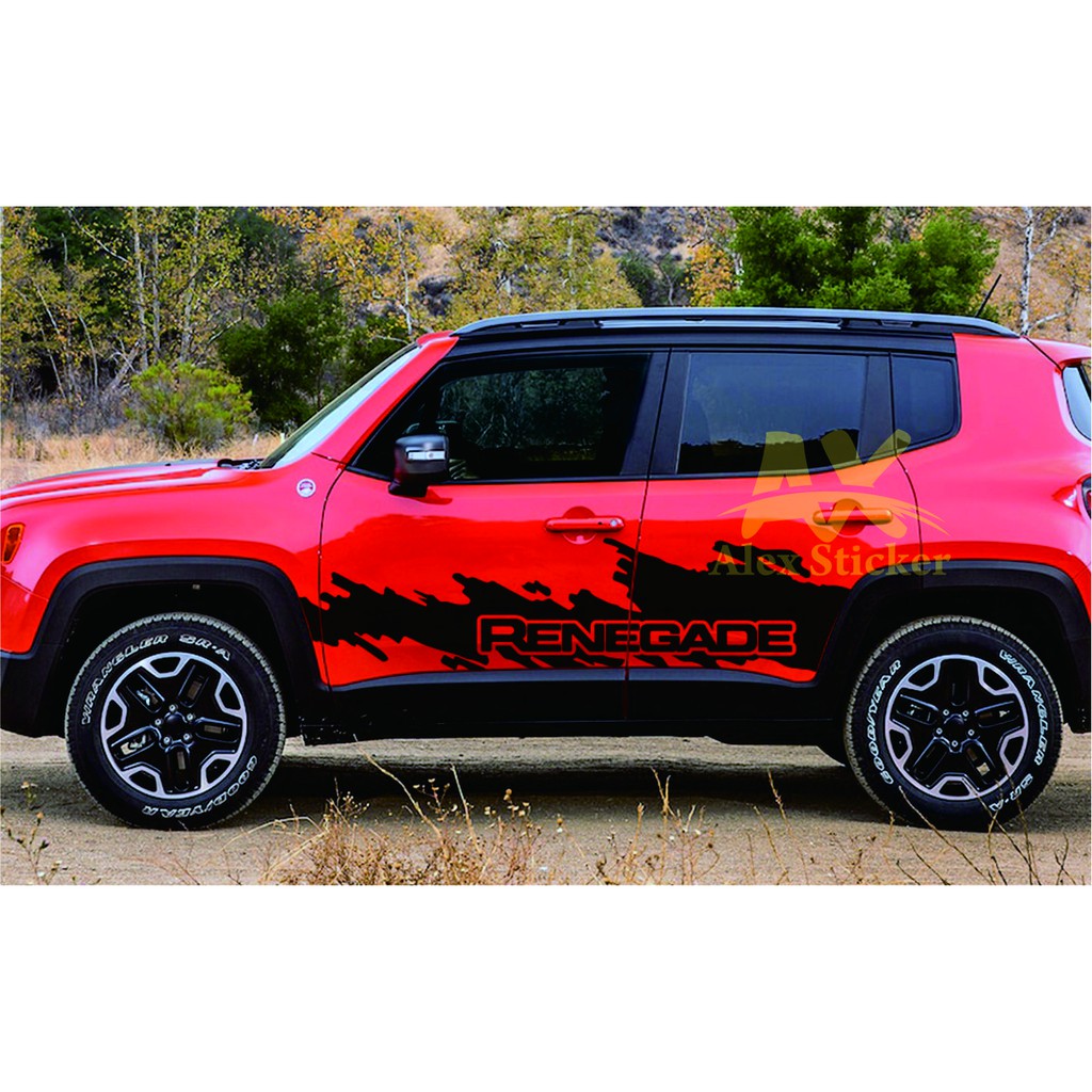 Suzuki jimny jeep cutting sticker renegade Body sticker universal Car ...