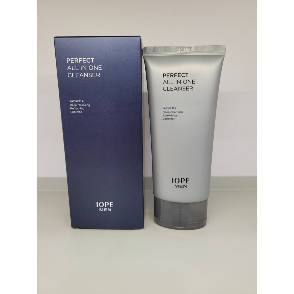 IOPE MEN PERFECT CLEAN ALL IN ONE CLEANSER(125ML) | Shopee Singapore