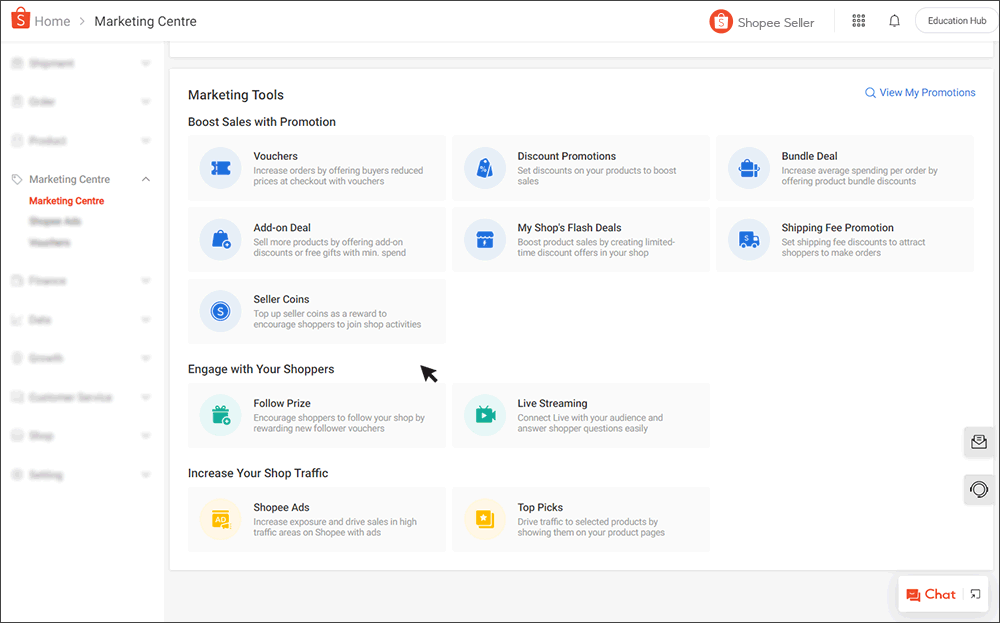 Marketing tools | SG Seller Education [Shopee]