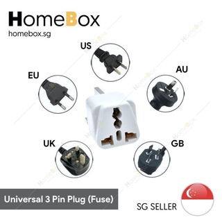 [Homebox] UK 3 Pin Plug Universal Adapter Travel Adapter, Universal ...