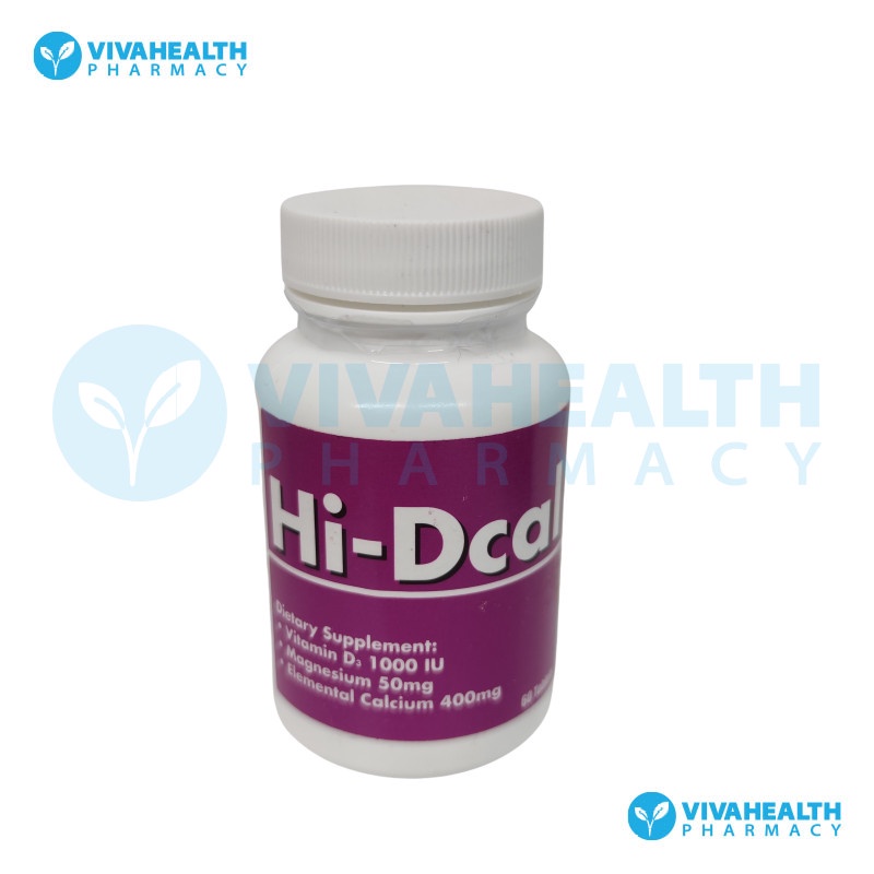 Hi-Dcal - Vitamin D, Magnesium and Calcium tablet 60s | Shopee Singapore