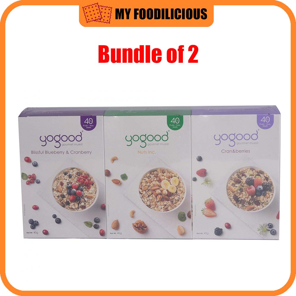 Yogood Gourmet Muesli Variety Pack 6 X 40g | Shopee Singapore