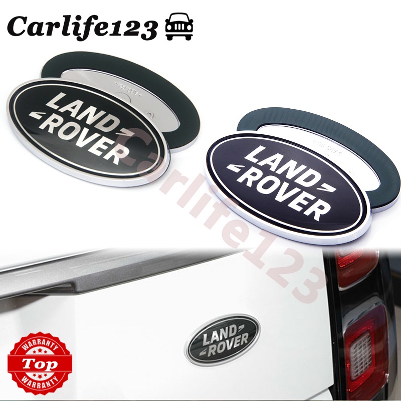 Land Rover Logo Emblem Car Front Bumper Grille Badge & Rear Trunk ...