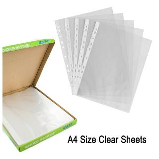11-Hole A4 Clear Sheet Protector 0.06mm/ 0.08mm/ 0.1mm Thickness [Copy ...