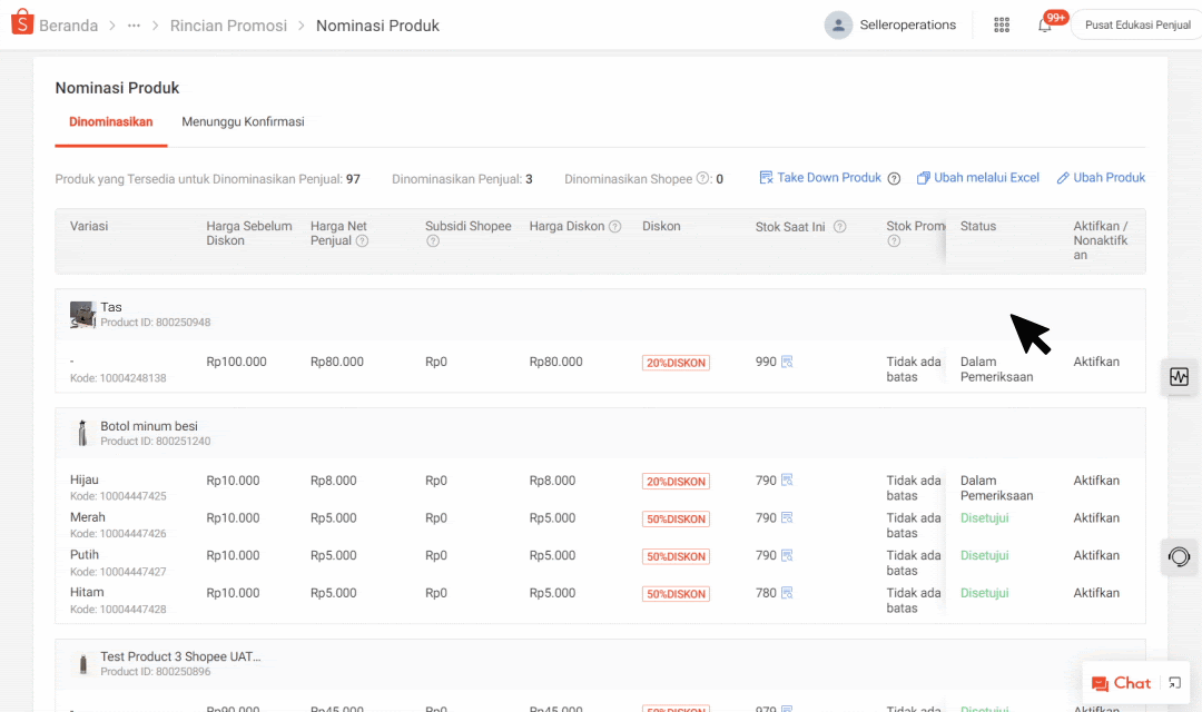 Menghapus Produk yang Disetujui dari Promo Shopee | Pusat Edukasi Penjual Shopee Indonesia
