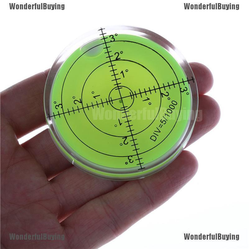 WBSG 60x12mm Precision Disc Round Circular Bubble Spirit Level ...