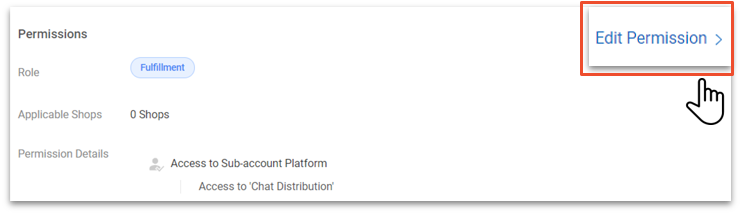 Assigning members to manage various shops in Sub-Account Platform ...