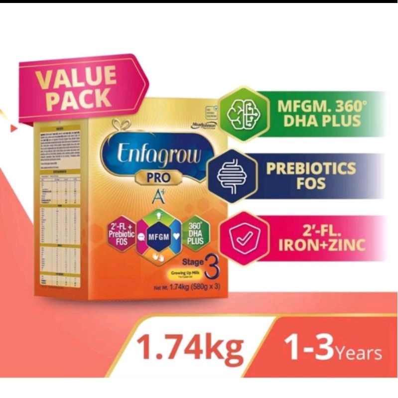 Enfagrow Stage 3 1.74kg (100% Singapore Source) | Shopee Singapore