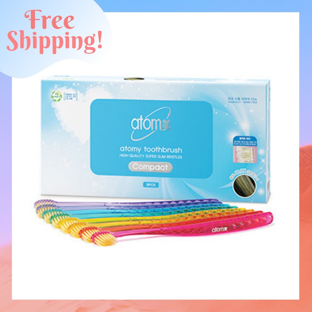 Atomy Korea Compact Toothbrush **small toothbrush head - 1 BOX (8PCS ...