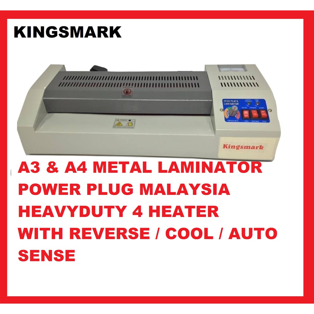 Laminator Machine A3 Size Heavy Duty Auto Shopee Singapore