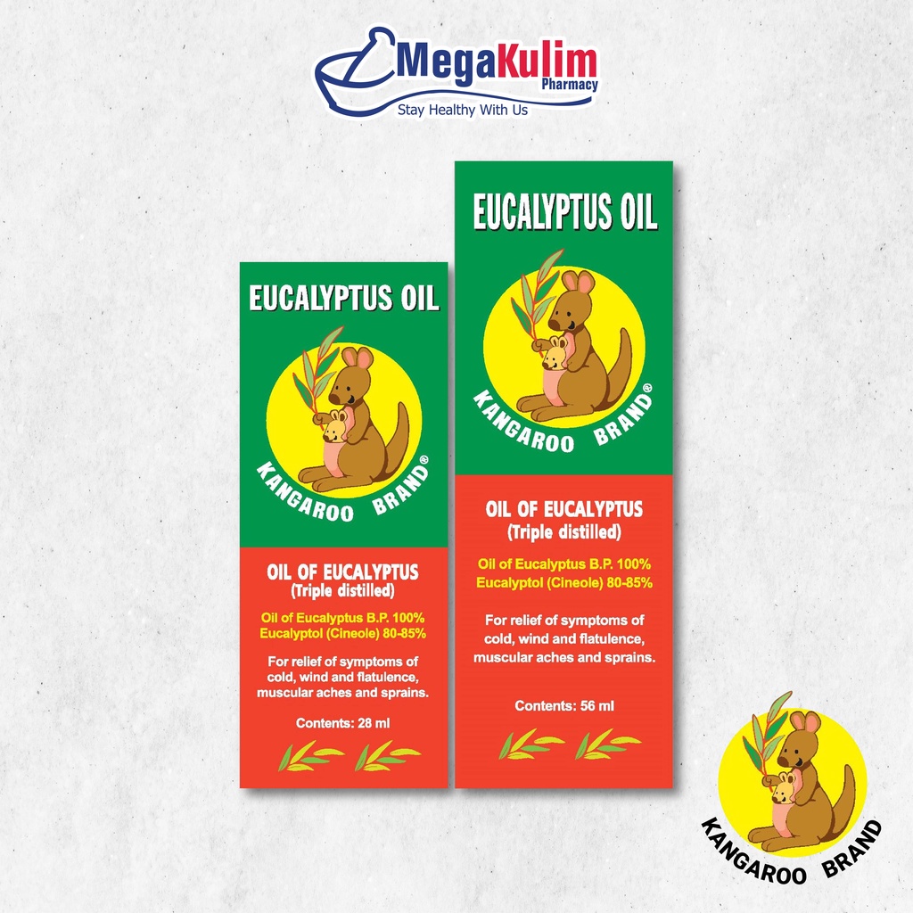 Kangaroo Brand Eucalyptus Oil (28ml/ 56ml) | Shopee Singapore