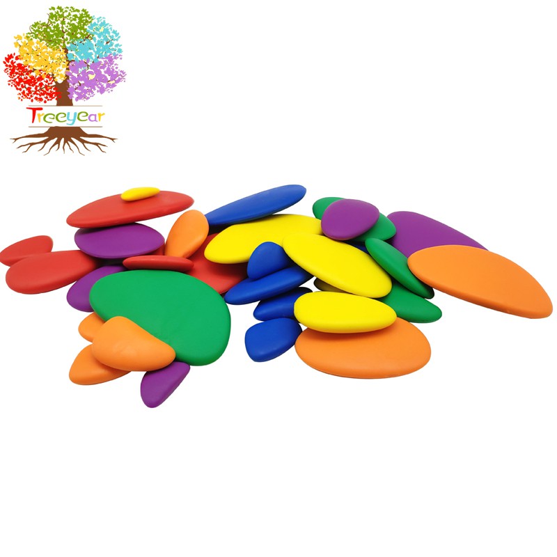 Rainbow Pebbles - In Home Learning Toy for Early Math - Sorting and ...