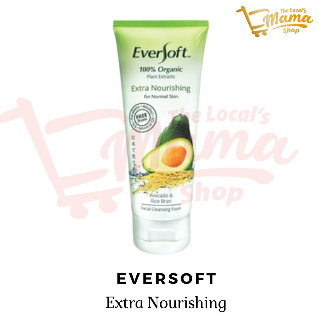 Eversoft Avocado & Rice Bran Oil Nourishing Cleanser Face Wash 50g ...