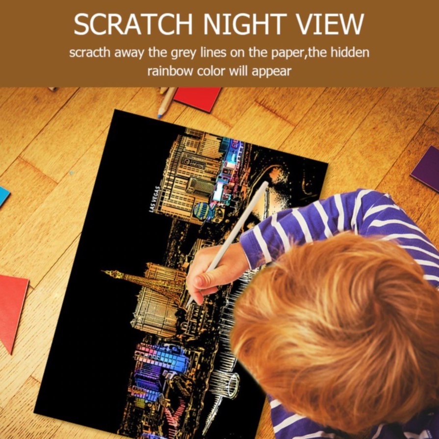 KOPO Scratch Art Painting Sketch Scratch Art for Children and Adult ...