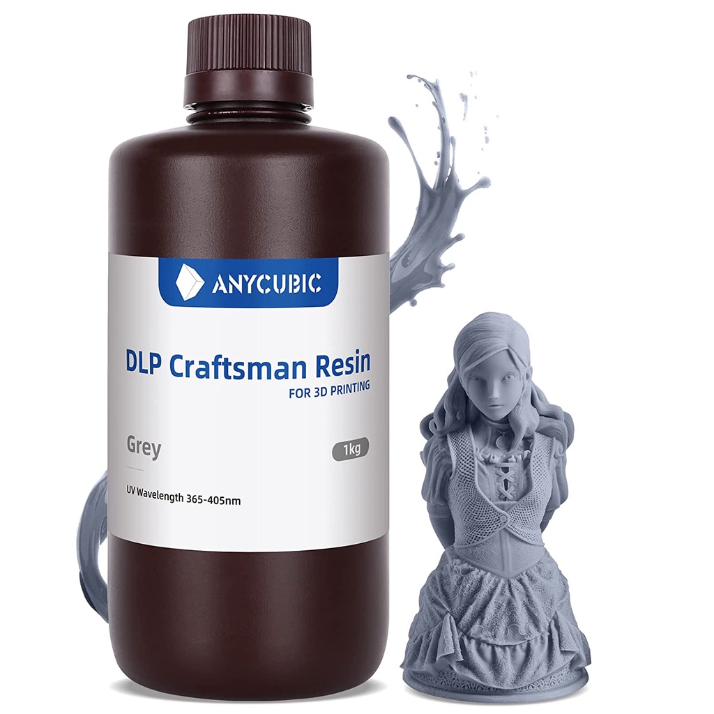 Anycubic DLP Craftsman Resin 1kg - High Resolution Ceramic Resin For 8K ...