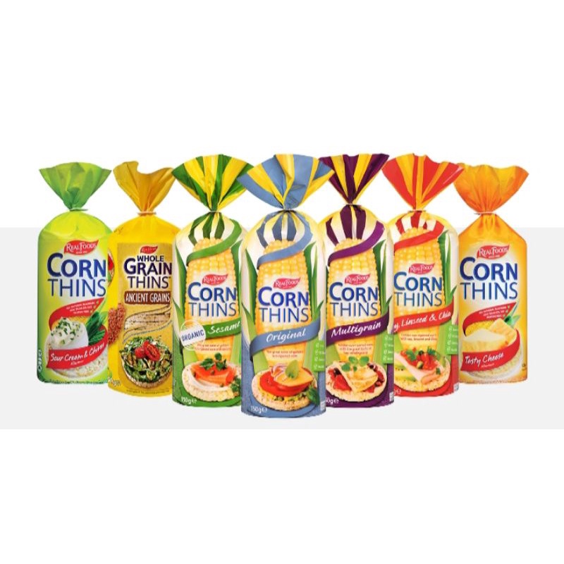 Real Foods Corn/Rice Thins 125g-150g | Shopee Singapore