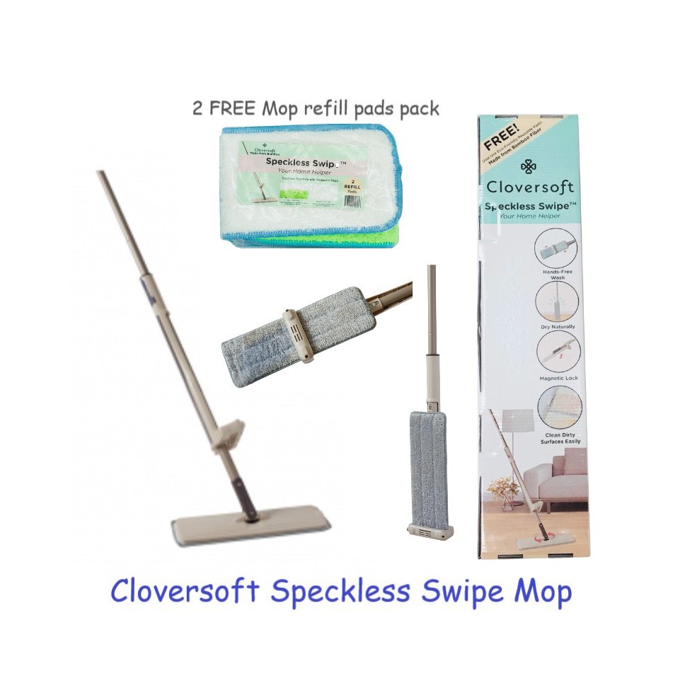 Cloversoft Speckless Swipe™ Floor Towel Mop Wet mop Dry mop | Shopee ...