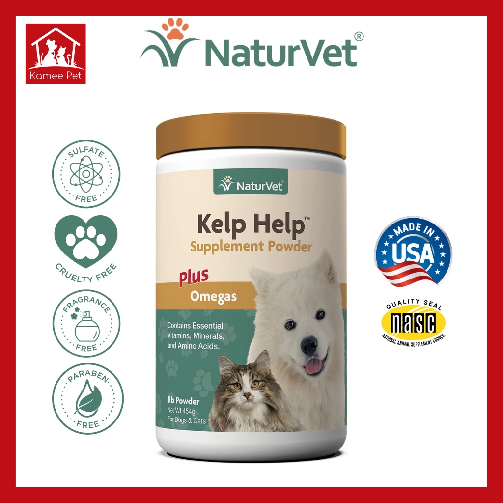 NaturVet Kelp Help Supplement Powder Plus Omegas | Shopee Singapore