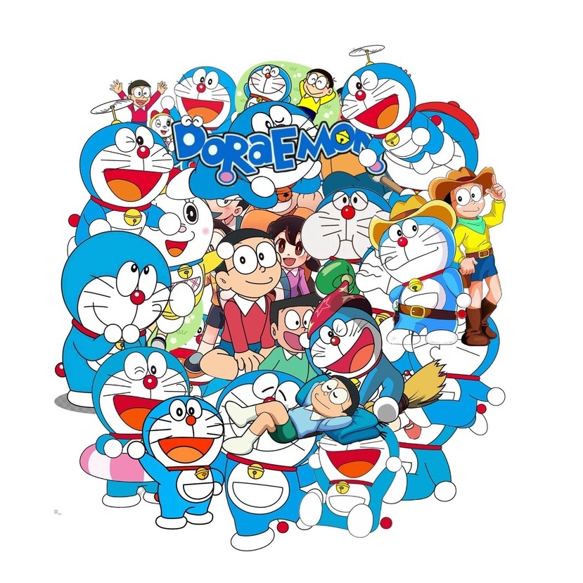 Cute Doraemon & Nobita sticker Set | Shopee Singapore