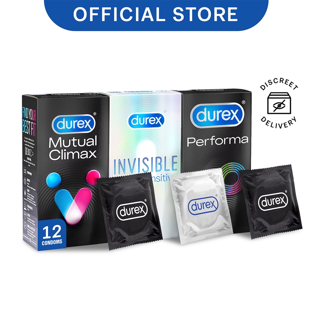 Durex Best of Performance Assorted Box - 3 Packs of Condoms | Shopee ...