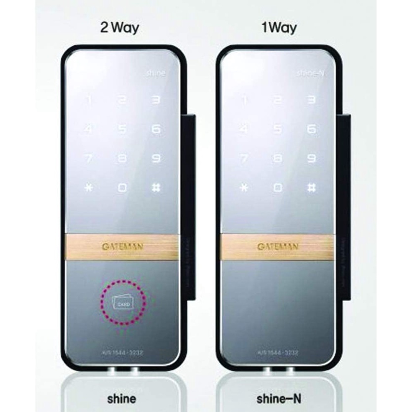 GATEMAN Shine-S Premium Digital Door Lock for Office Glass Door (Two ...