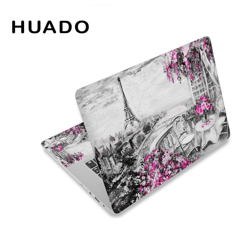 Laptop Covered In Stickers