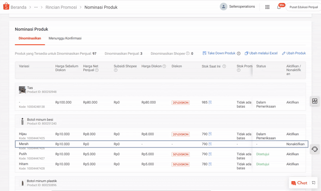 Menghapus Produk yang Disetujui dari Promo Shopee | Pusat Edukasi Penjual Shopee Indonesia