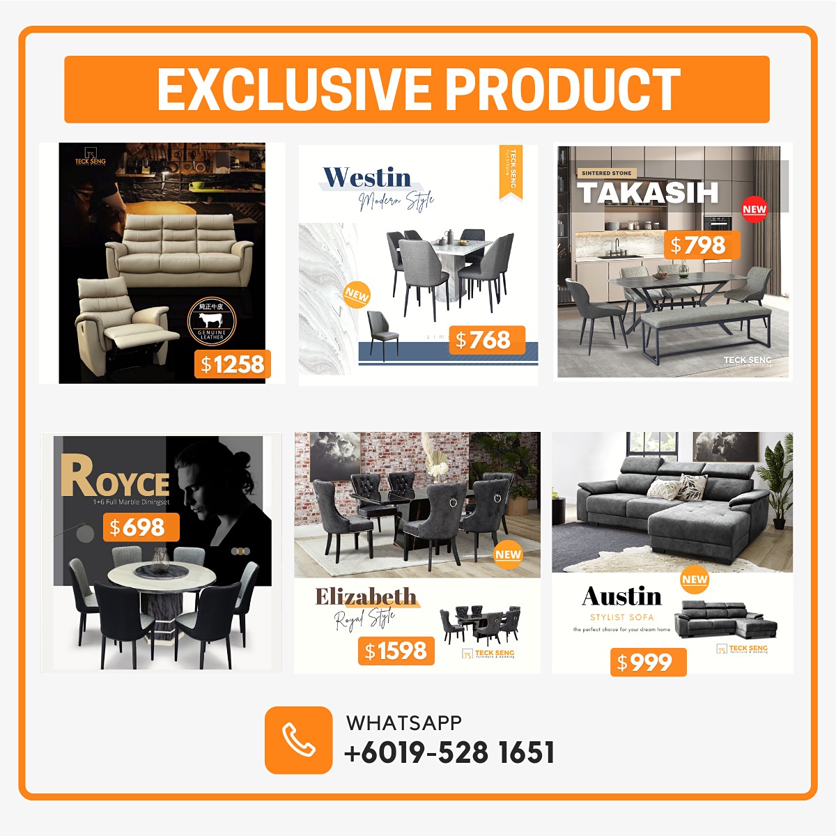 TECK SENG FURNITURE @ SG, Online Shop | Shopee Singapore