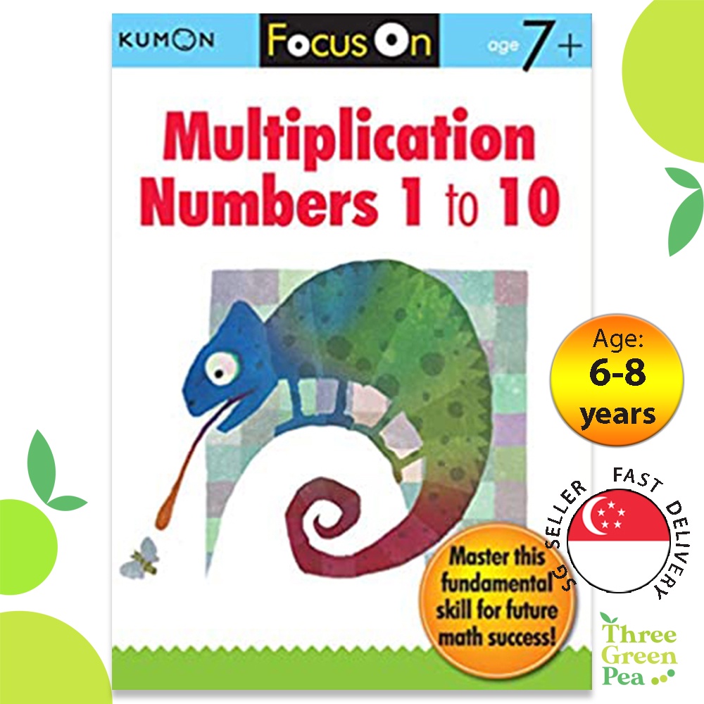 [Original] Kumon Math Workbooks Focus On Multiplication 1 to 10 [C4-2 ...