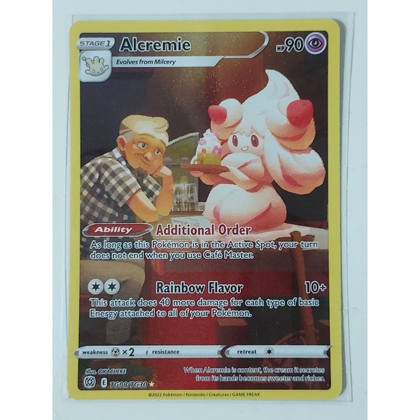 Pokemon alcremie trainer gallery brilliant star card | Shopee Singapore