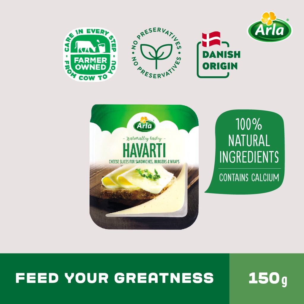 Arla Harvati Sliced Cheese 150g | Shopee Singapore