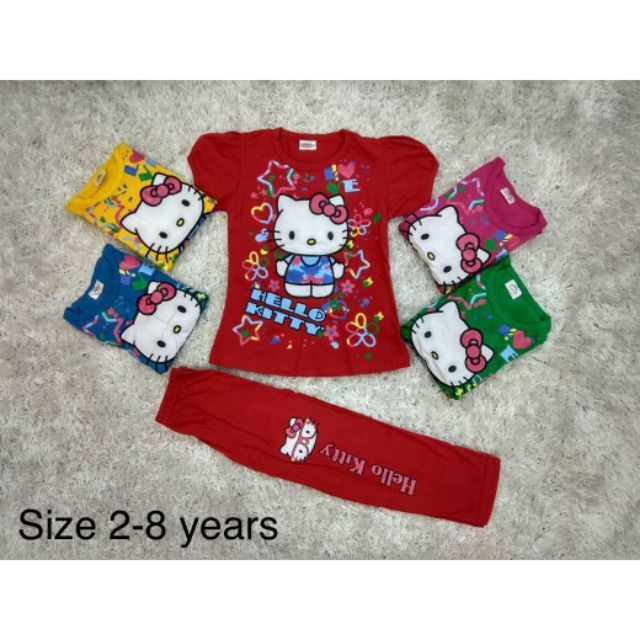🔥SALES🔥HELLO KITTY SET 2-6 YEARS OLD | Shopee Singapore