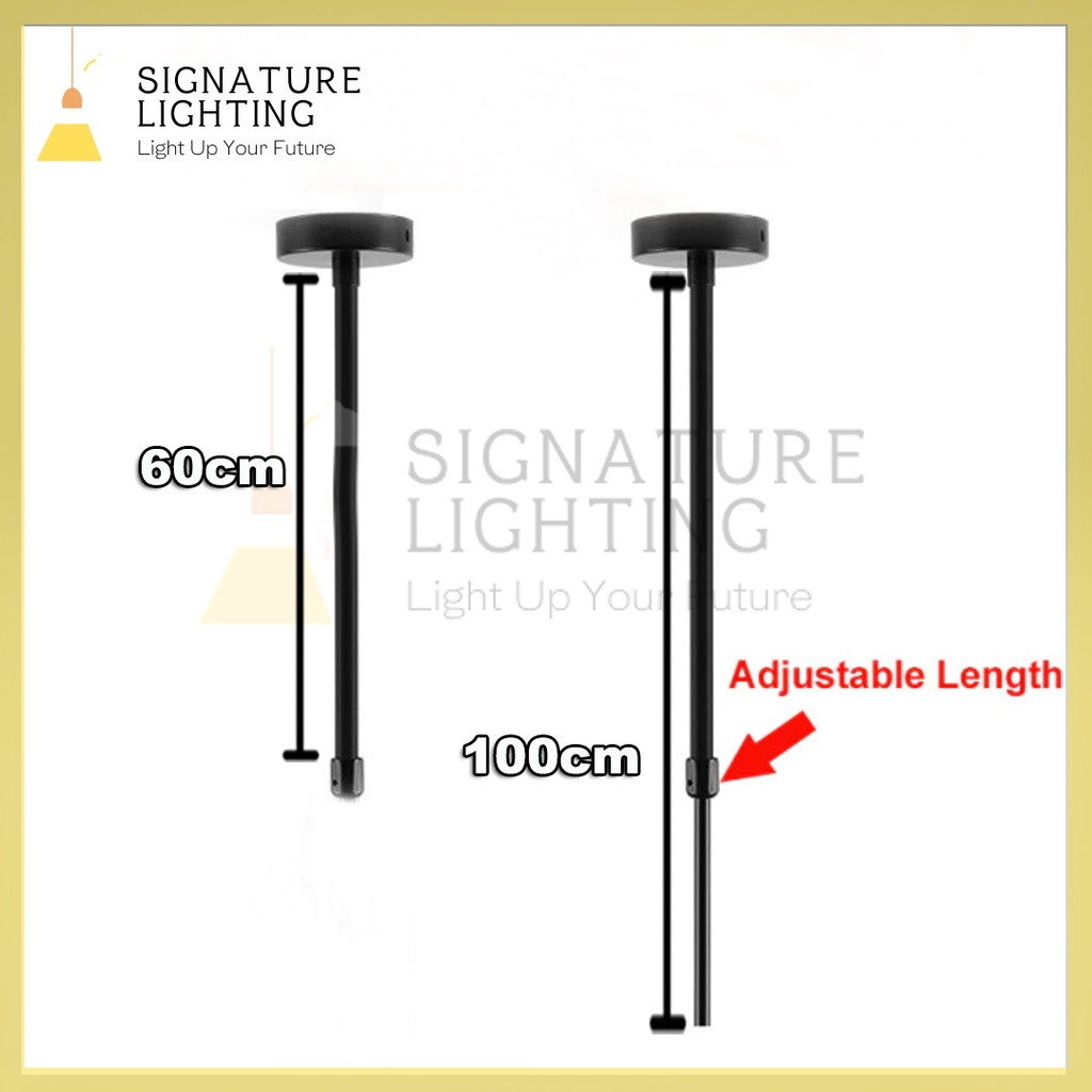 Adjustable Hang Rod for Track Light Track Rail Hanging Rod for house ...