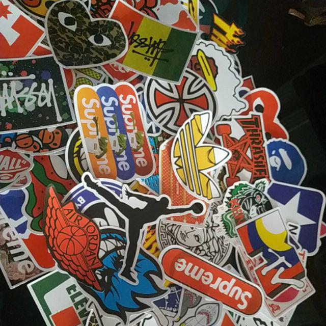 64 pcs Kaws Trendy Brand Waterproof Stickers for Luggage/Laptop/Phone ...