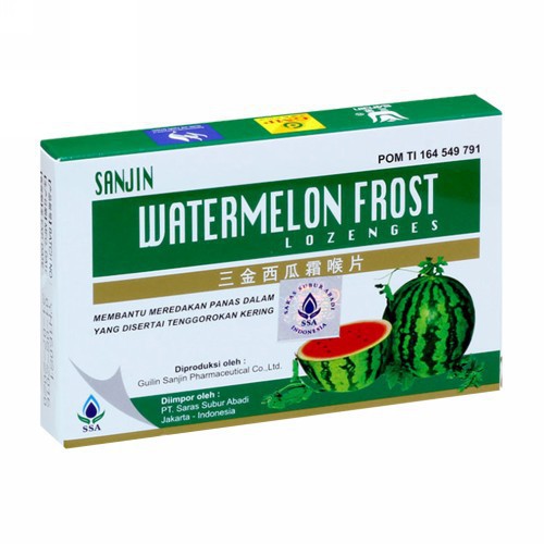Sanjin Watermelon Frost Lozenges 12s - By Medic Drugstore | Shopee ...