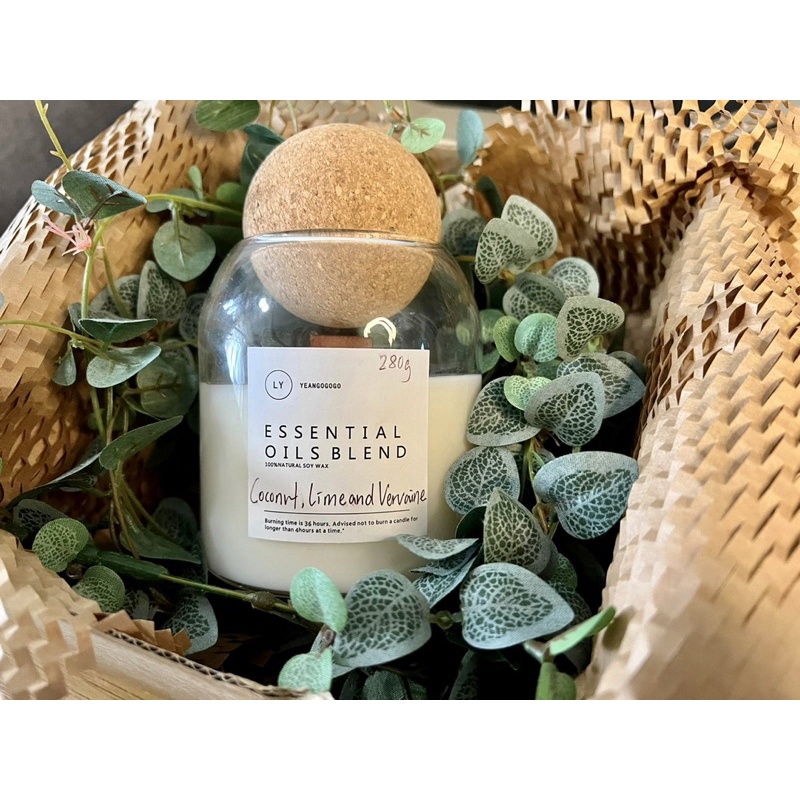 Scented Candle(confession candle)- Coconut,Lime And Vernaine | Hand ...