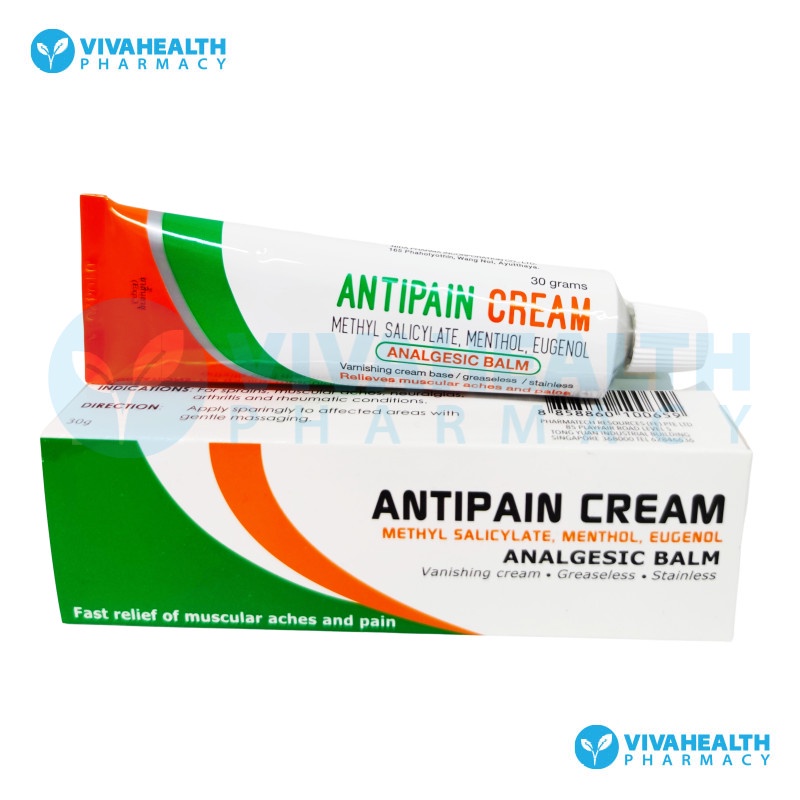 Antipain Cream 30g - Analgesic Balm | Shopee Singapore