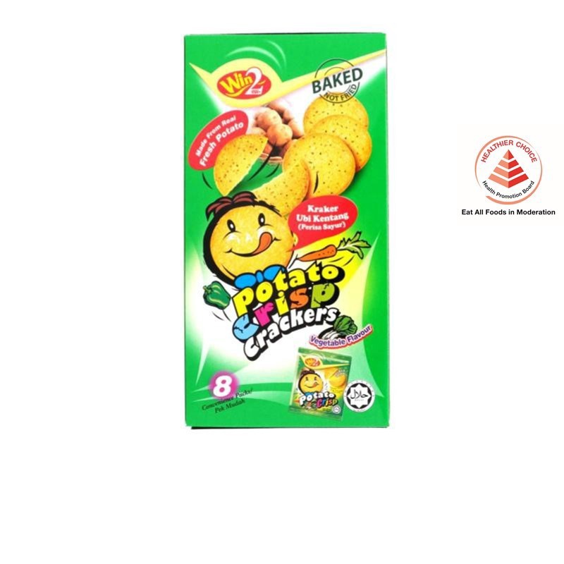 Win2 Potato Crisp, Vegetable Flavour, 160G | Shopee Singapore