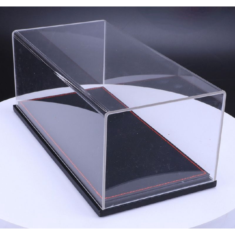 1/18 Acrylic Case Display Box Leather Base for Autoart GT Spirit Kyosho ...