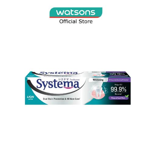 SYSTEMA Whitening Toothpaste Natural Cool Mint 130g | Shopee Singapore