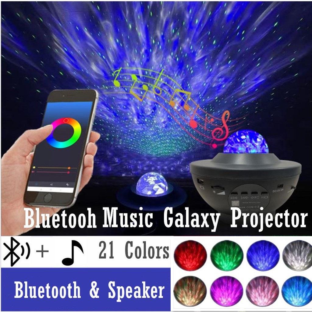 Local Starry Galaxy Light projector Star Night Light with Bluetooth ...