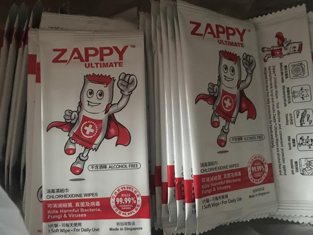 Zappy Ultimate Antiseptic Wipes 1s x 100 Sheets | Shopee Singapore